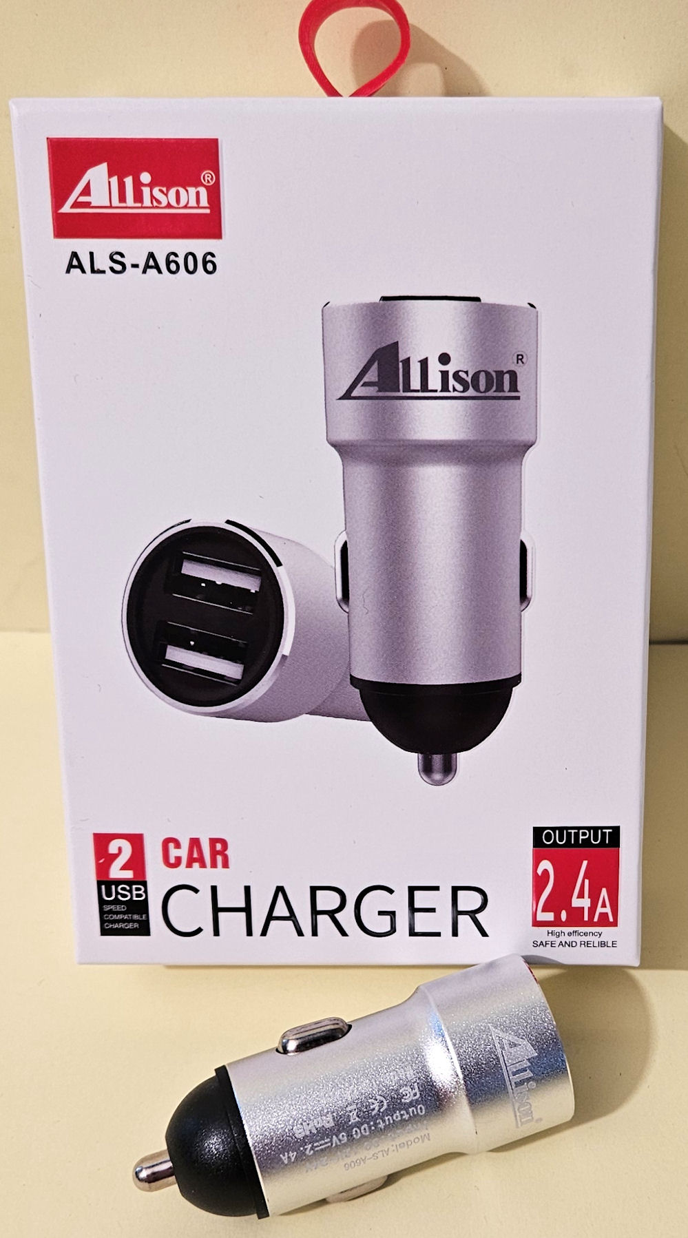 GSM Зарядно за кола от 12V/24V на 5V, 2,4A, 2USB, ALS-A606 | ЕМДЕ Електроникс