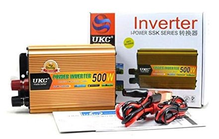Инвертор . UKC SSK-500W, преобразувател на напрежение от 12V на 220V ...