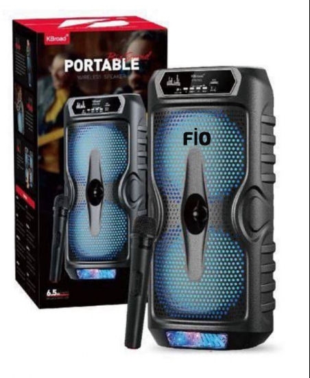 Активна караоке Bluetooth тонколона, музикална уредба, 2x6,5" субуфер ...